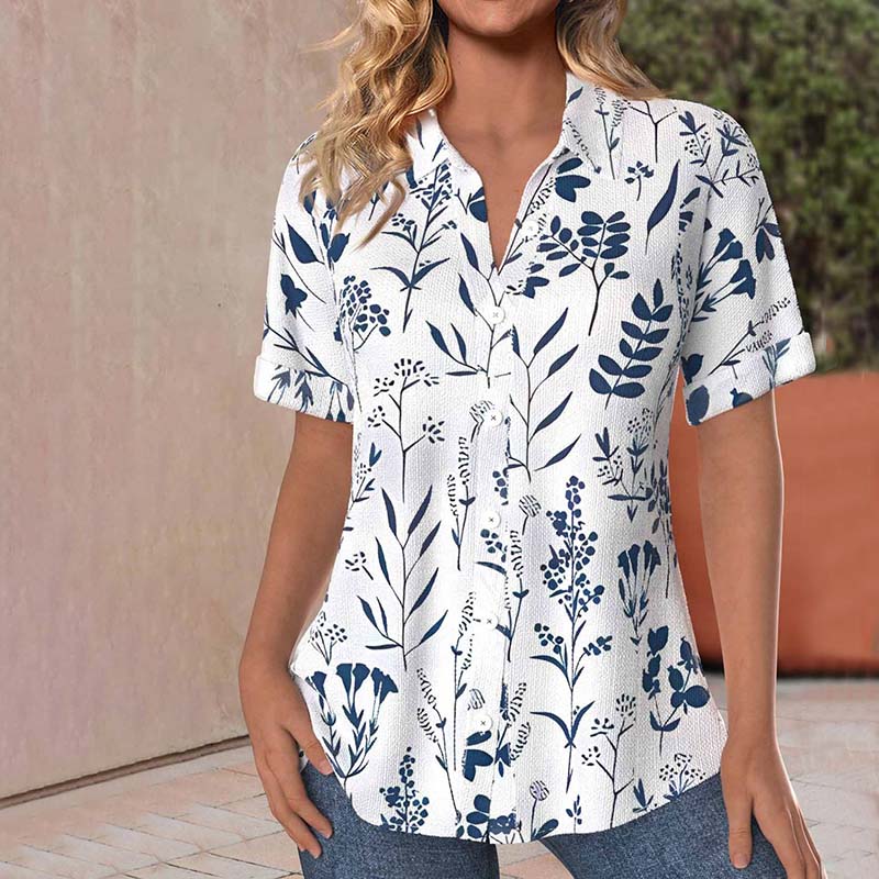 BETSY | CASUAL LEAF PRINT BLOUSE – Reiter Wien